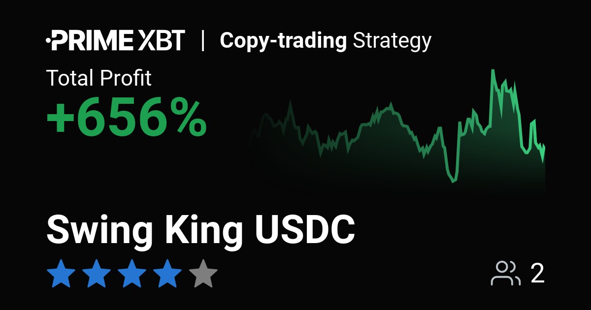 Swing King USDC Strategy | Start Copy Trading with PrimeXBT